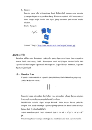 Komponen elektronik | PDF