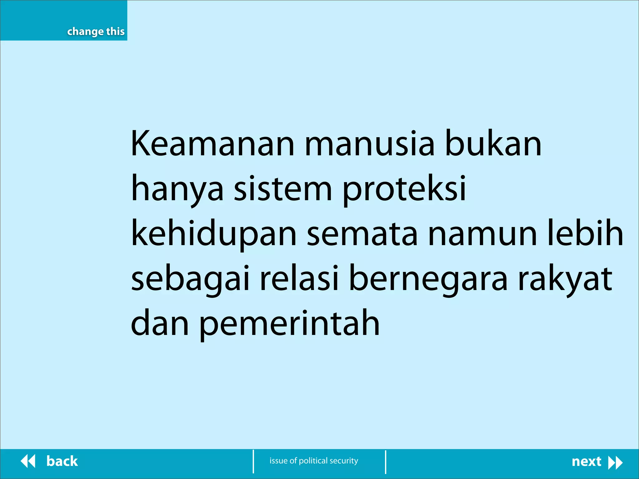 Komponen Cadangan Dalam Perspektif Human Security | PDF