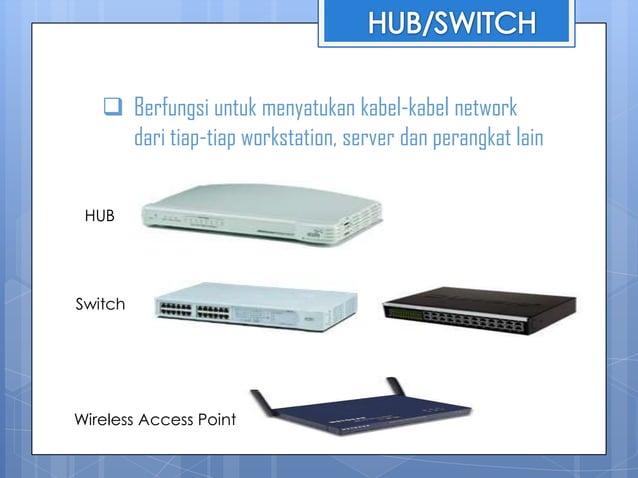 Komponen jaringan | PPTX