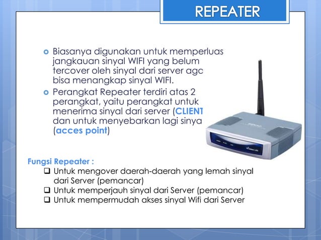 Komponen jaringan | PPTX