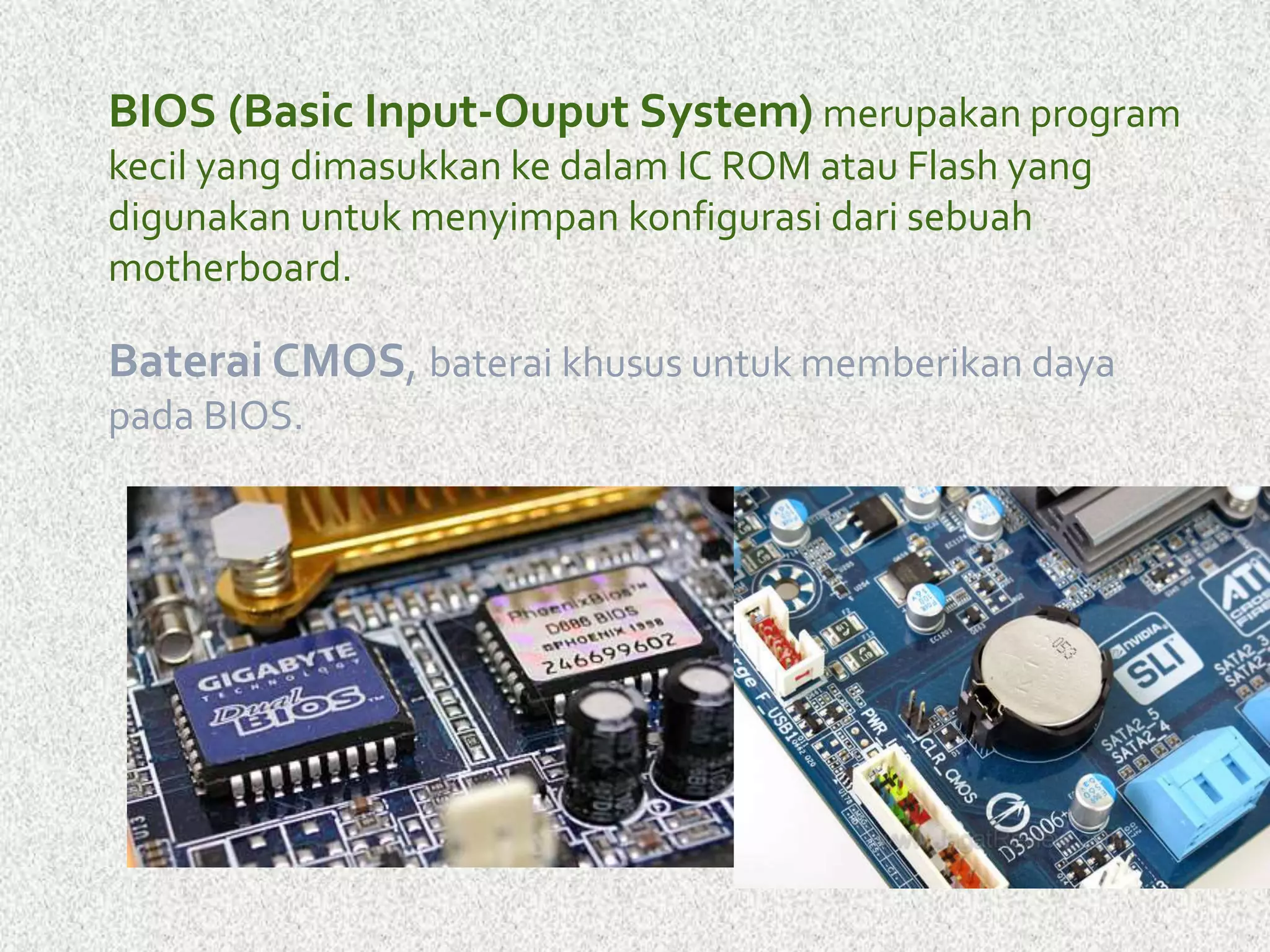 Komponen Komponen CPU | PPTX