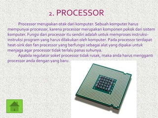 Komponen Komponen CPU | PPTX