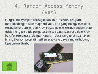 Komponen Komponen CPU | PPTX