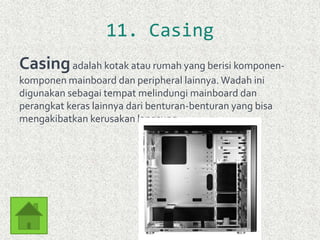 Komponen Komponen CPU | PPTX