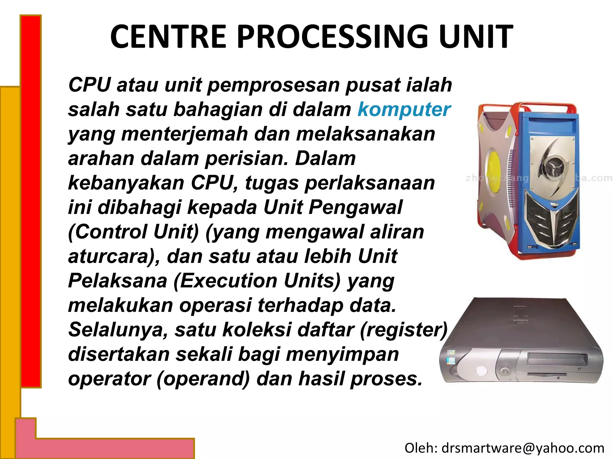 Komponen komponen komputer | PPT