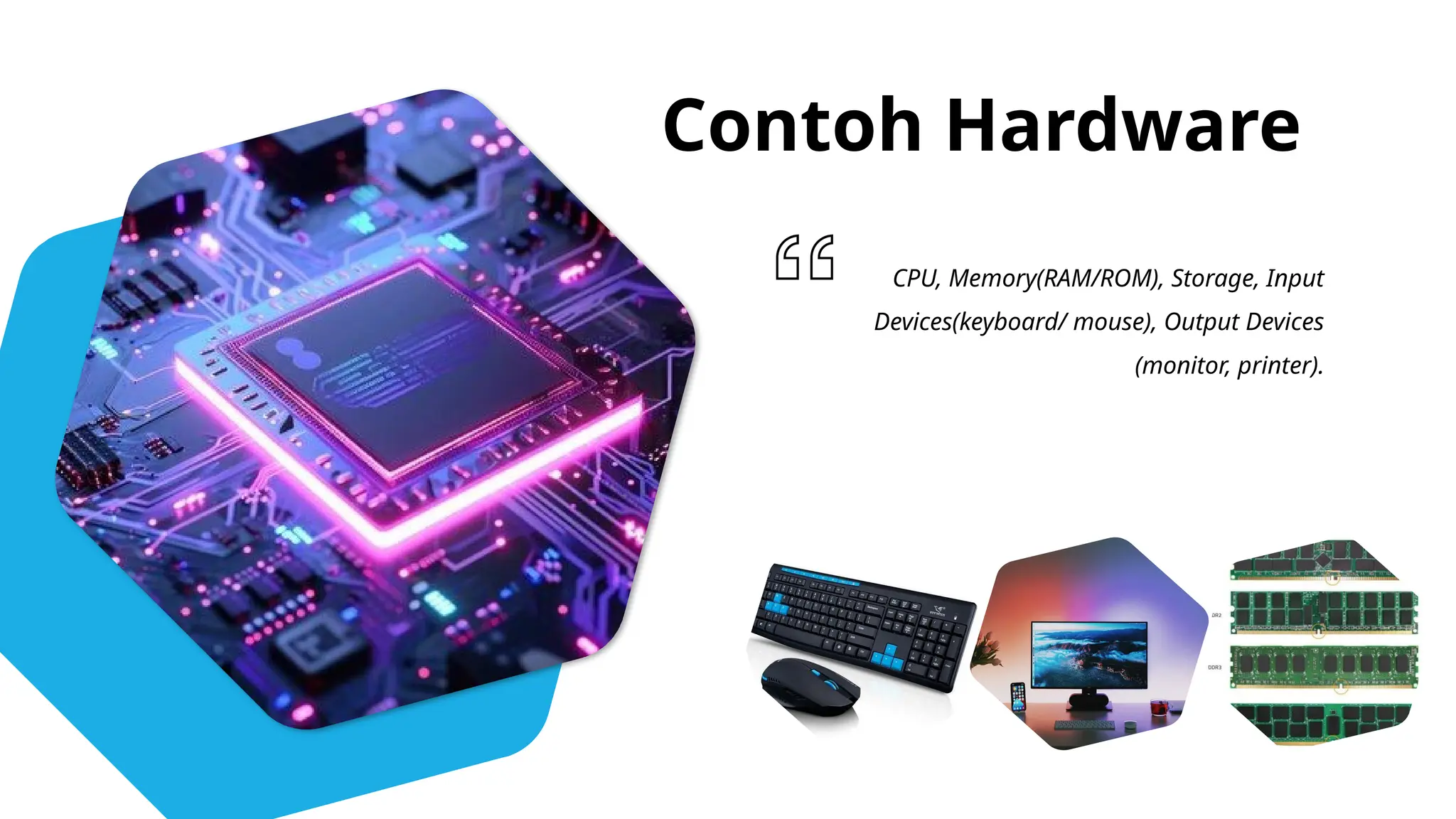 Komponen-Komponen Sistem Komputer dan penjelasannya | PPTX