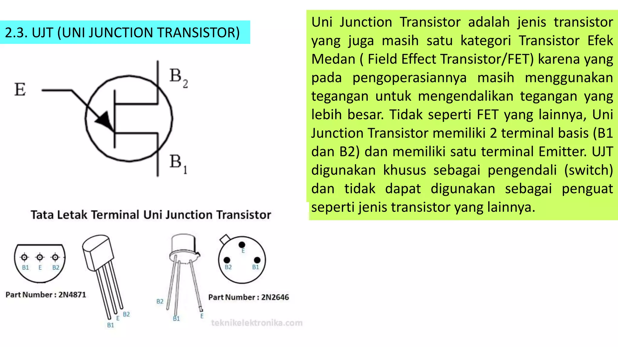 Komponen aktif 1 dioda dan transistor | PPTX