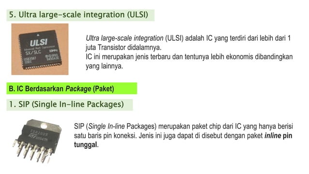Komponen aktif 2 ic | PPT