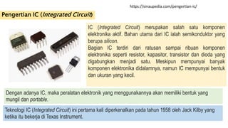 Komponen aktif 2 ic | PPTX