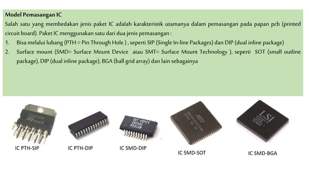 Komponen aktif 2 ic | PPT