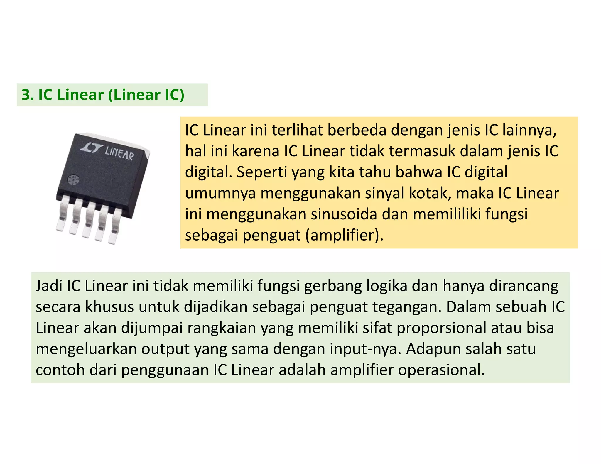 Komponen aktif 2 ic | PDF