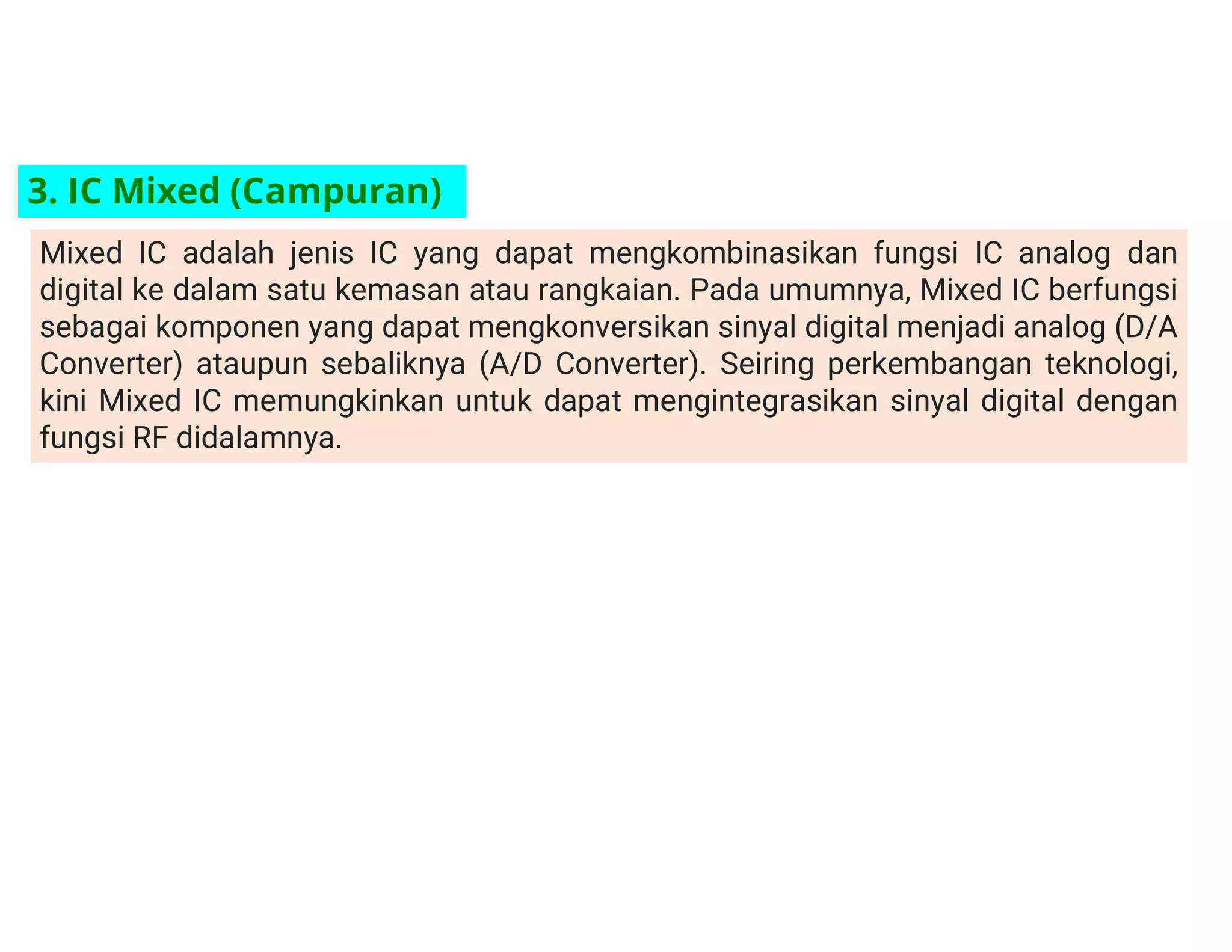 Komponen aktif 2 ic | PDF