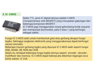 Komponen aktif 2 ic | PDF