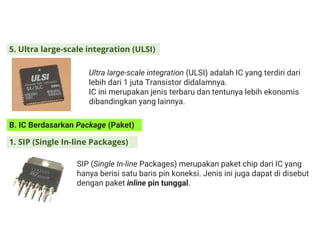 Komponen aktif 2 ic | PDF