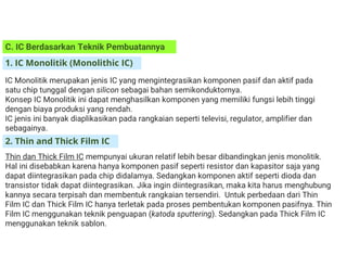 Komponen aktif 2 ic | PDF