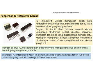Komponen aktif 2 ic | PDF
