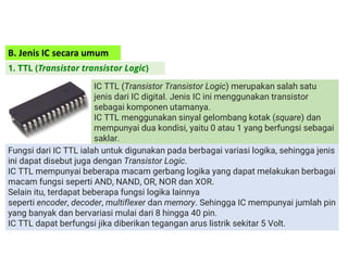 Komponen aktif 2 ic | PDF