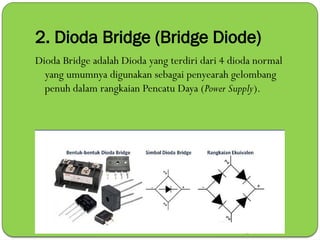 KOMPONEN AKTIF ELEKTRONIKA TENTANG dioda.pptx