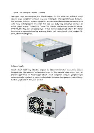 Komponen-komponen dalam CPU | DOCX