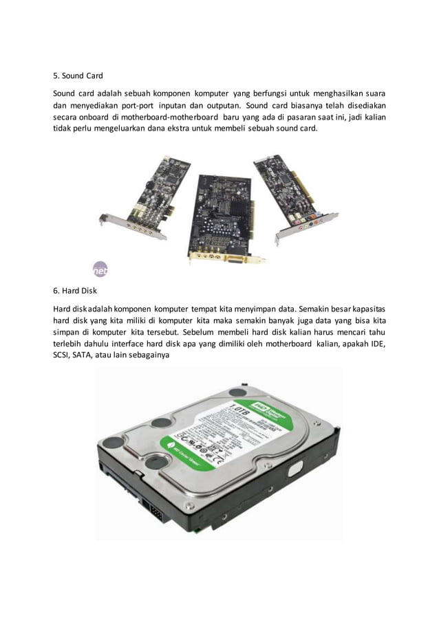Komponen-komponen dalam CPU