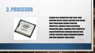 Komponen cpu | PPT