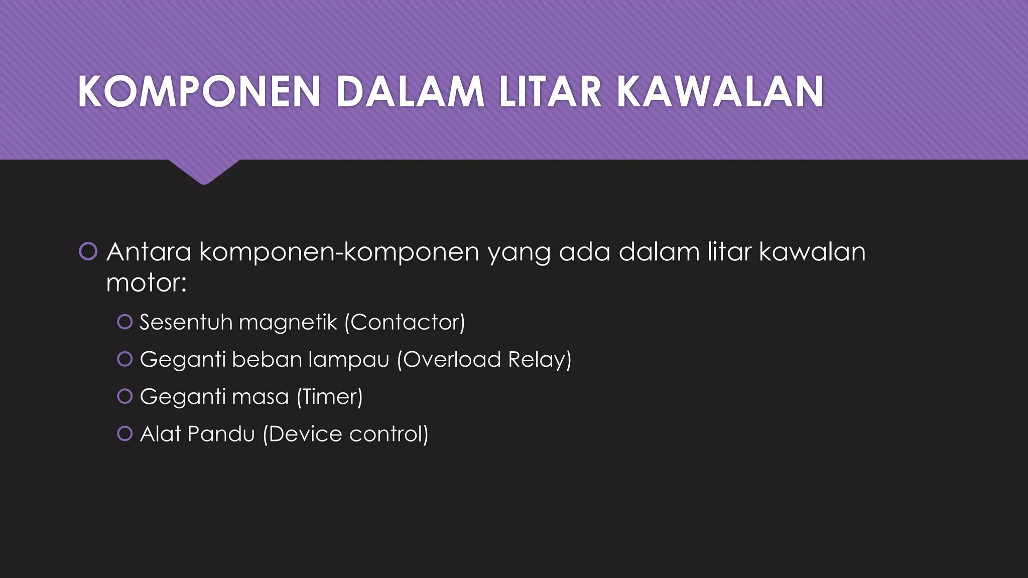 Komponen dalam litar kawalan | PPTX