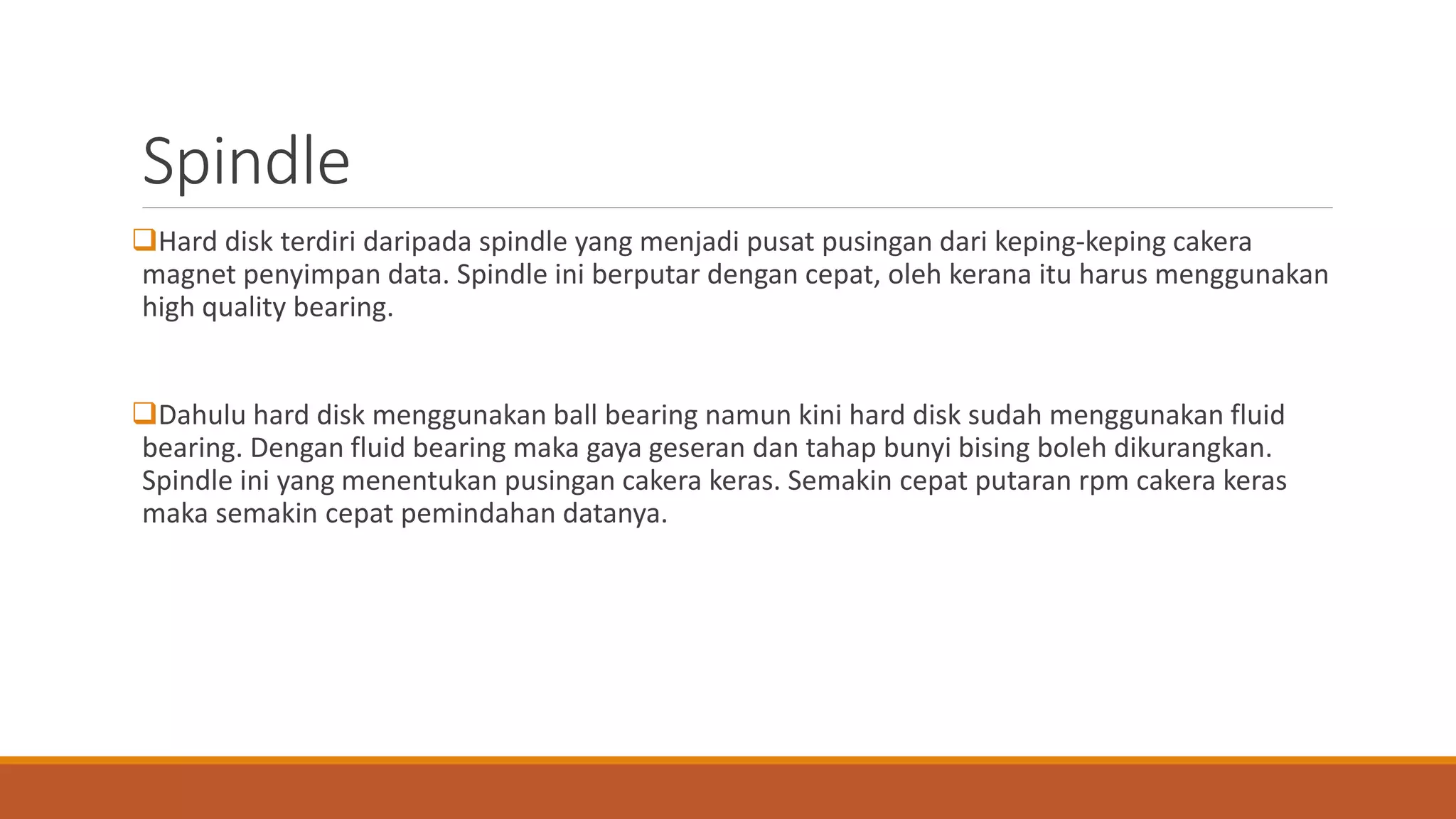 Komponen didalam hard disk | PPTX