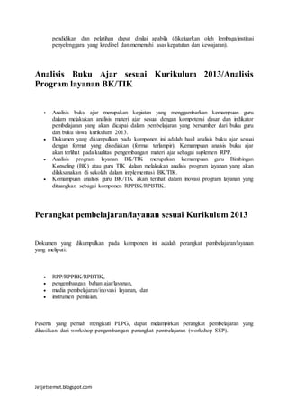 Komponen dokumen rpl_ppg_2015