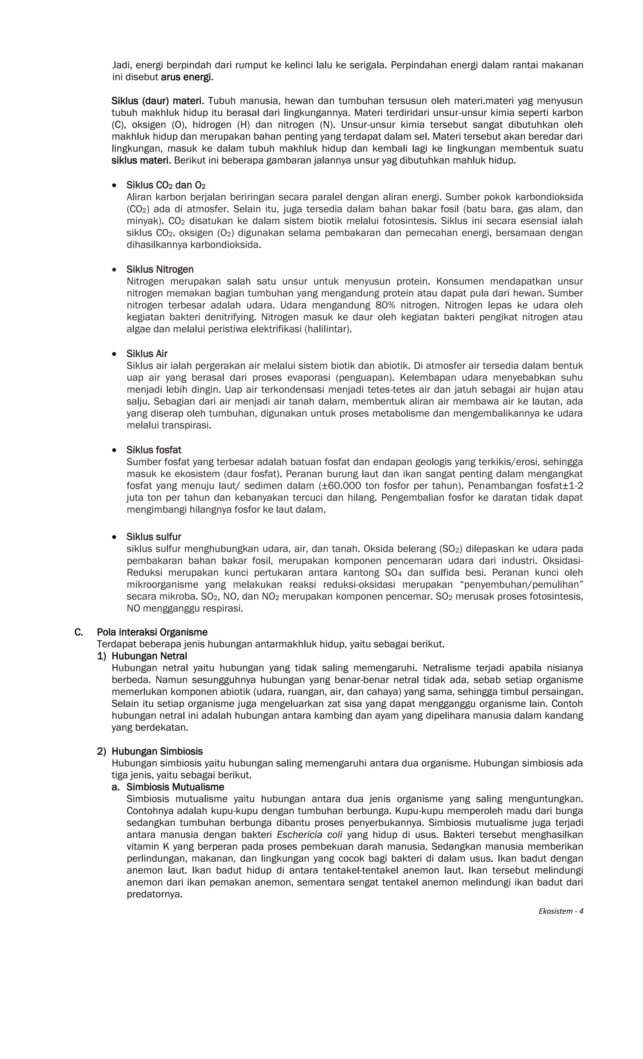 MODUL AJAR PROYEK IPAS KOMPONEN EKOSISTEM | PDF