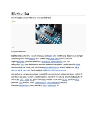 Komponen elektronika | DOCX