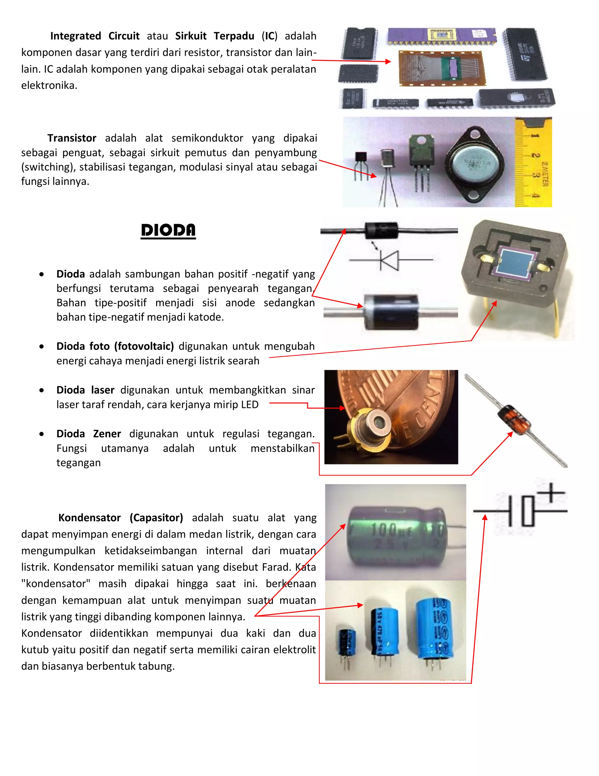 Komponen elektronika | PDF