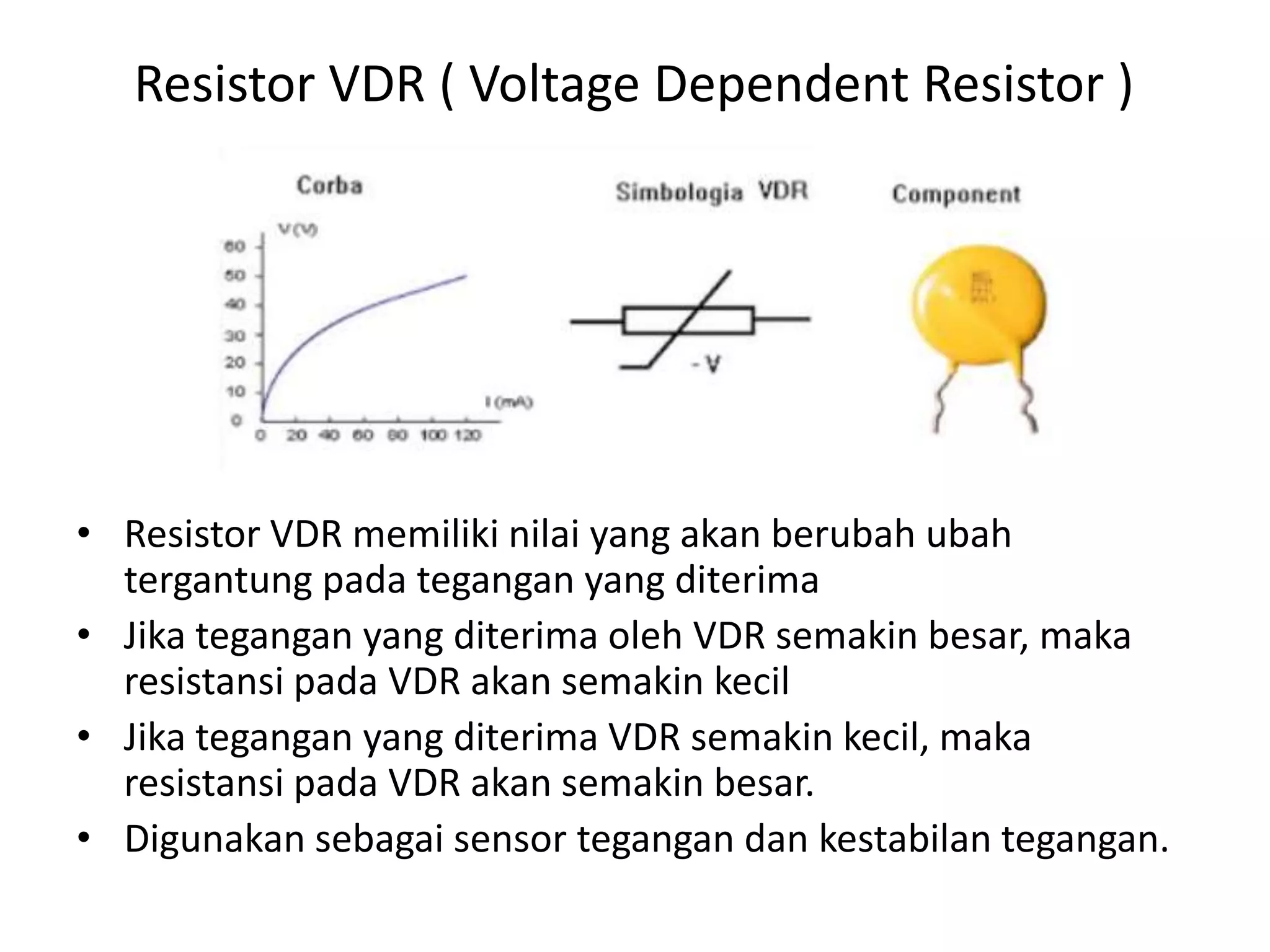 Komponen elektronika | PPTX