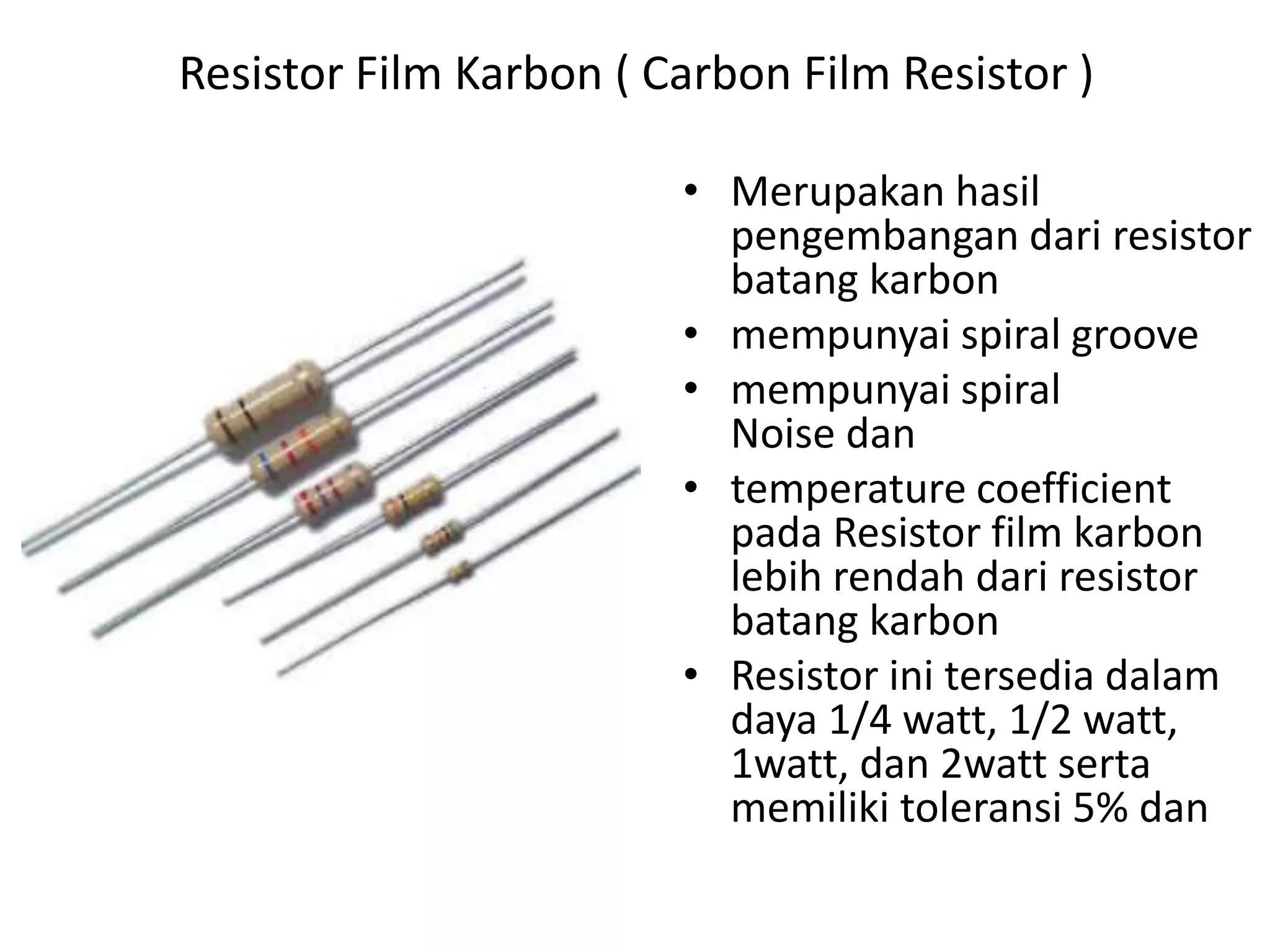 Komponen elektronika | PPTX