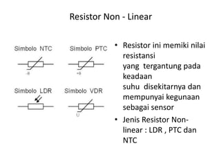 Komponen elektronika | PPTX