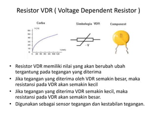 Komponen elektronika | PPTX