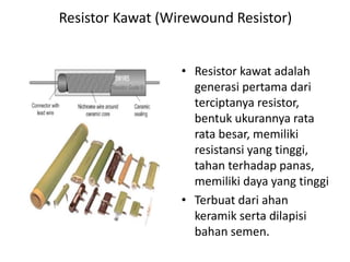 Komponen elektronika | PPTX