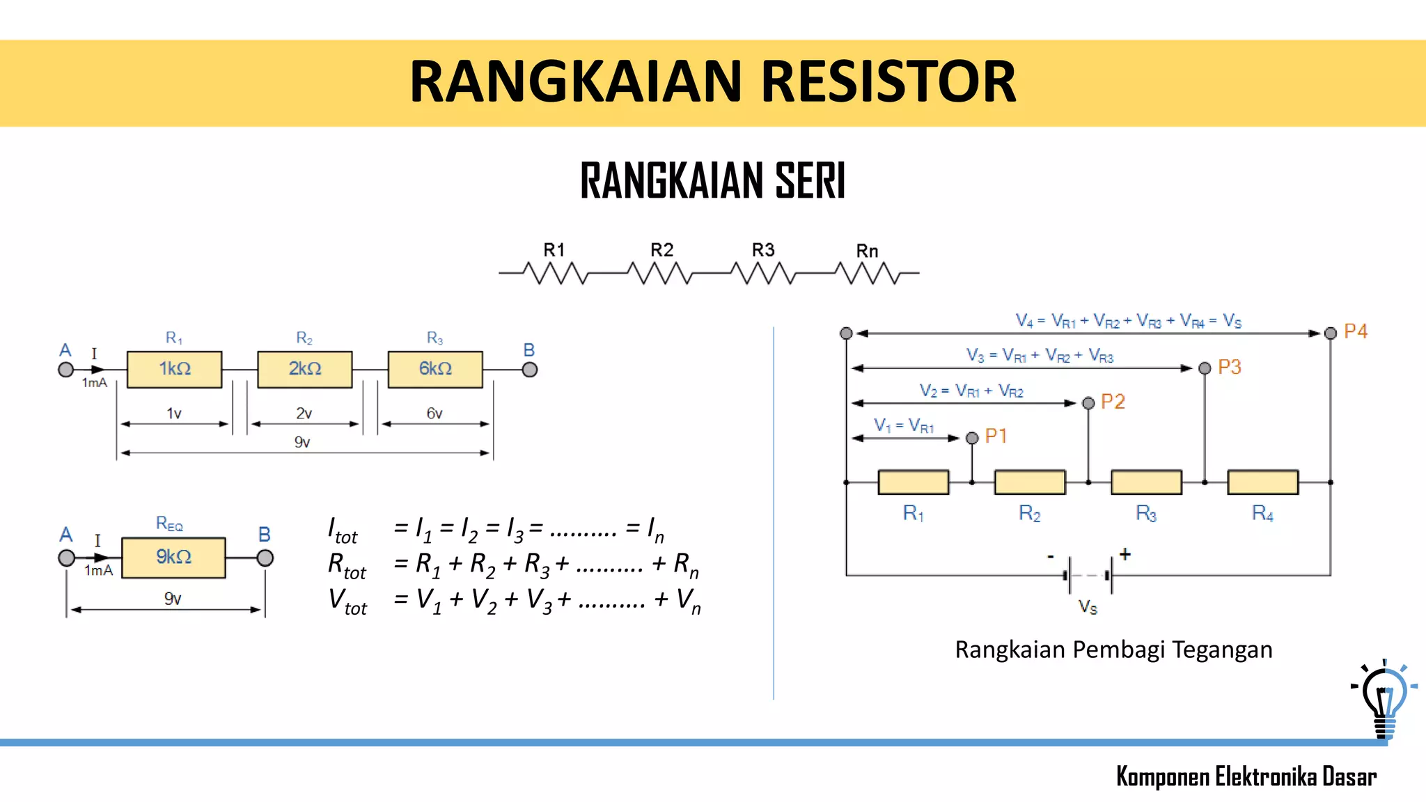Komponen elektronika dasar | PDF