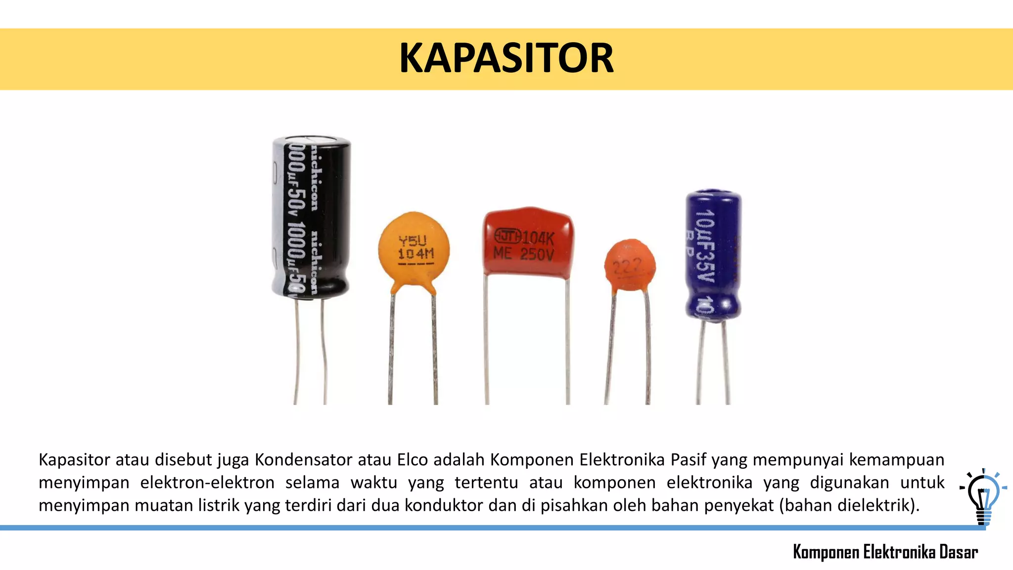 Komponen elektronika dasar | PDF