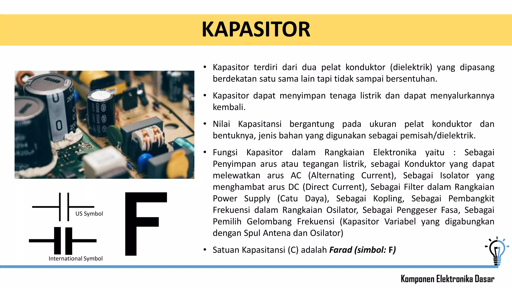 Komponen elektronika dasar | PDF