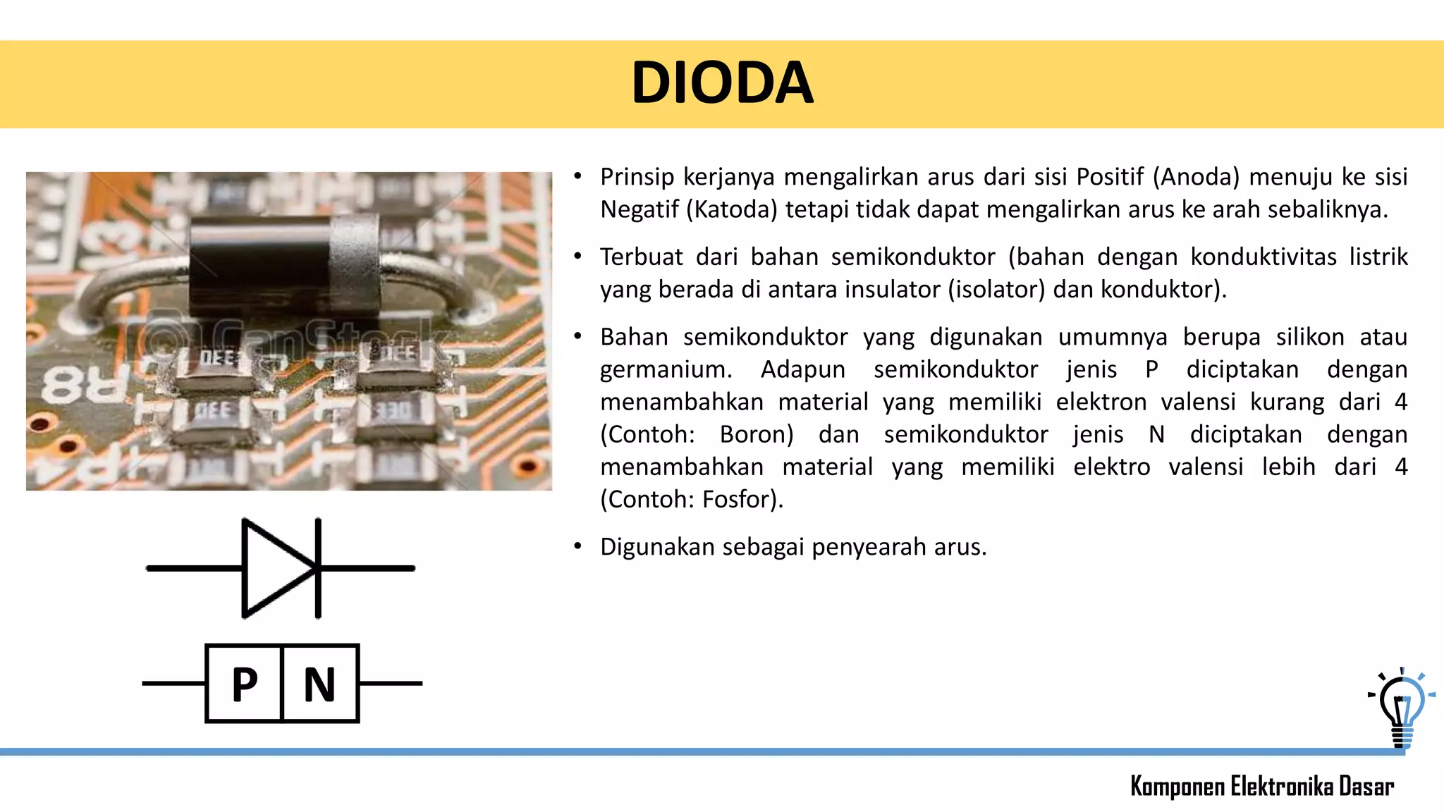 Komponen elektronika dasar | PDF