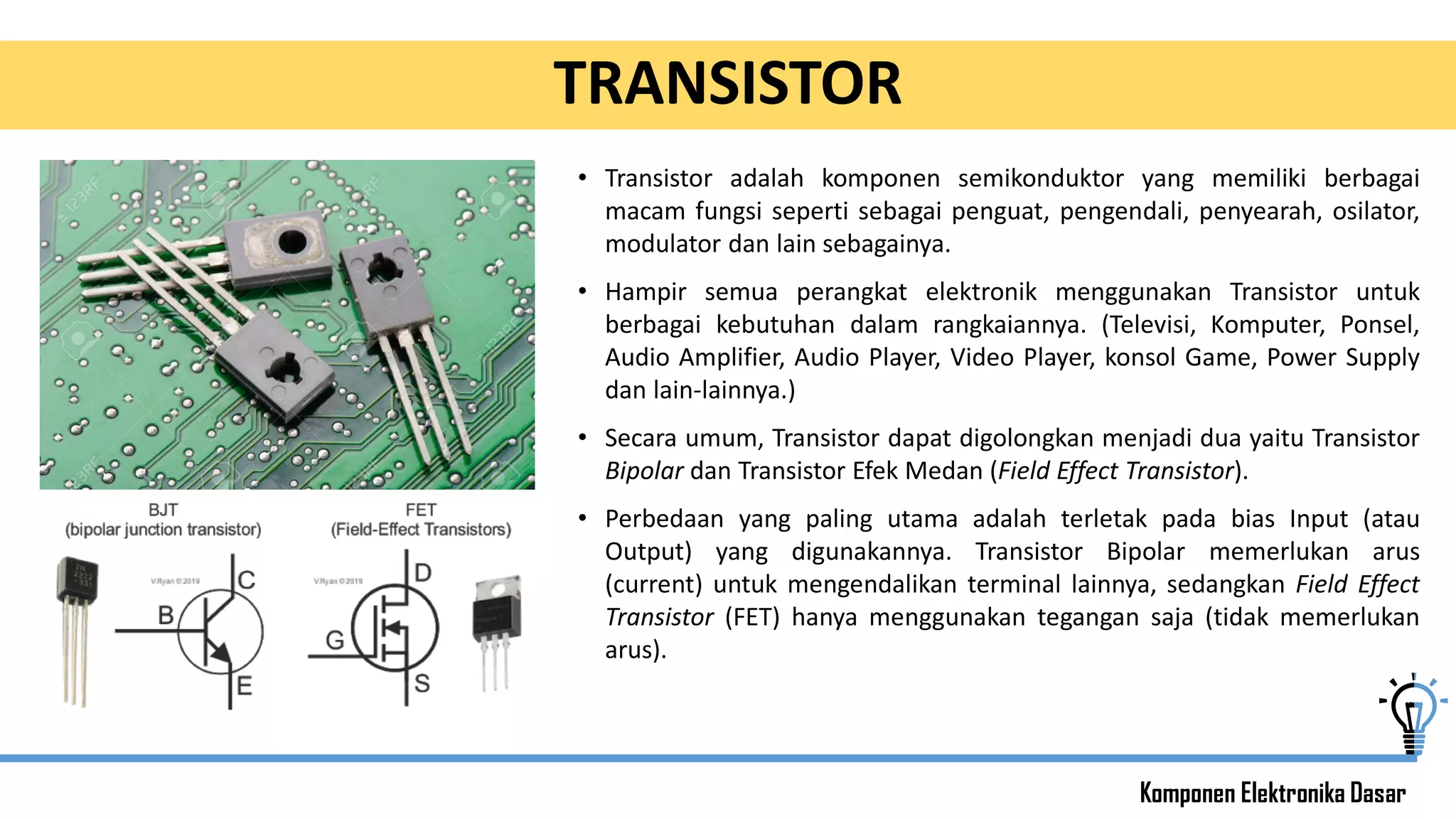 Komponen elektronika dasar | PDF