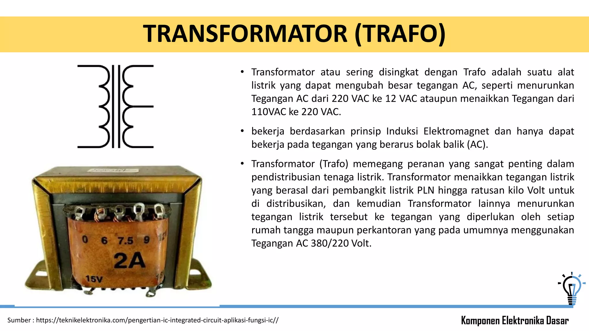 Komponen elektronika dasar | PDF