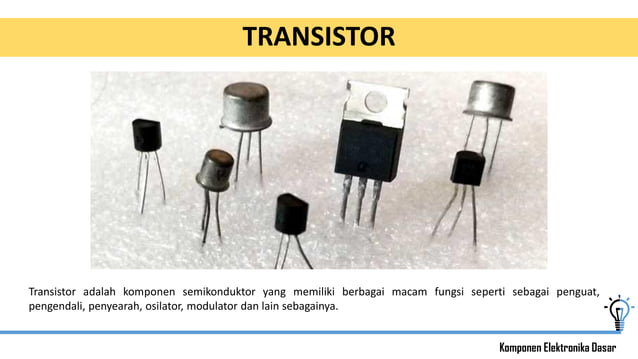 Komponen elektronika dasar | PDF