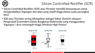 Komponen Elektronika Pada Sistem Kelistrikan | PPTX