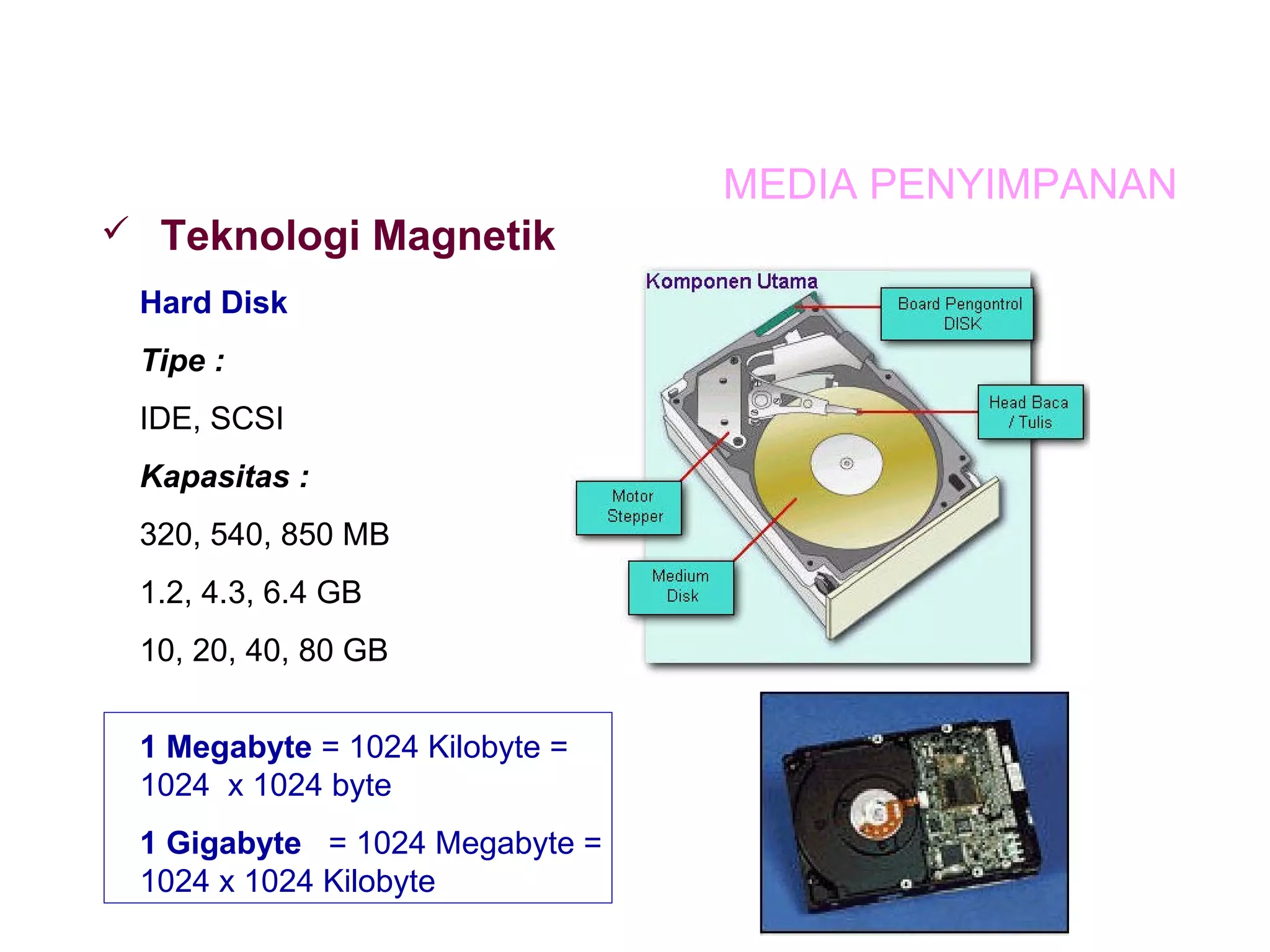 Komponen hardware Komputer | PPT