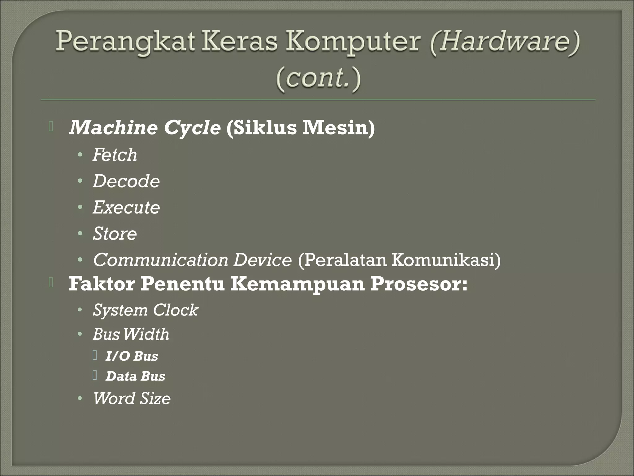Komponen hardware dan software | PPT