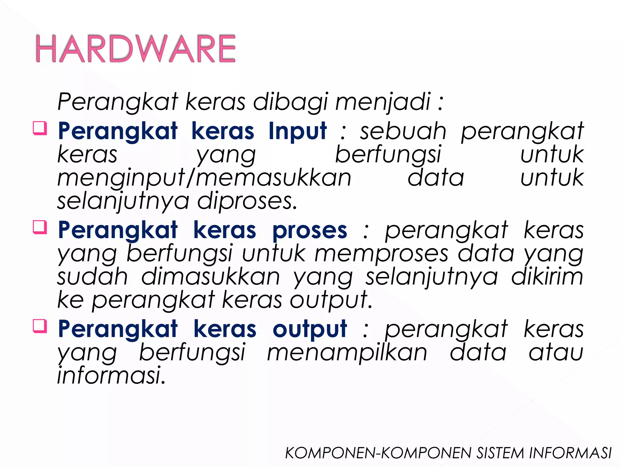 Komponen informasi | PPT