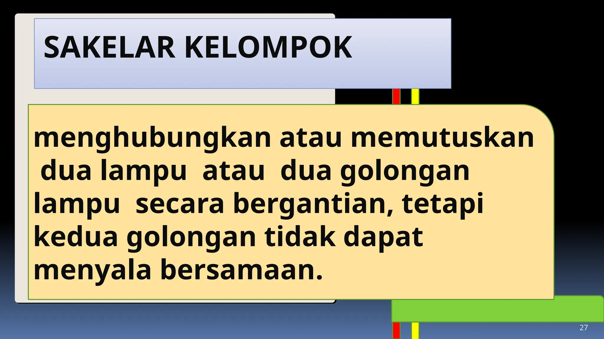 KOMPONEN INSTALASI PENERANGAN LISTRIK 1 FASA.pptx