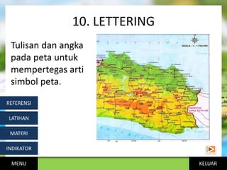 PPT Interaktif Geografi Jenis Peta | PPTX