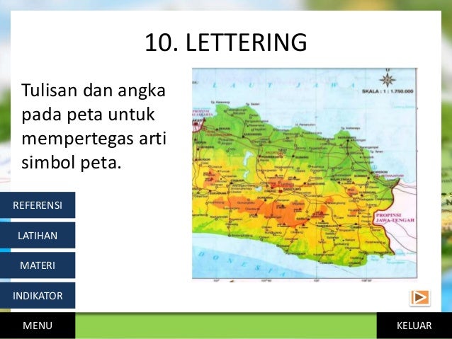 PPT Interaktif Geografi Jenis Peta